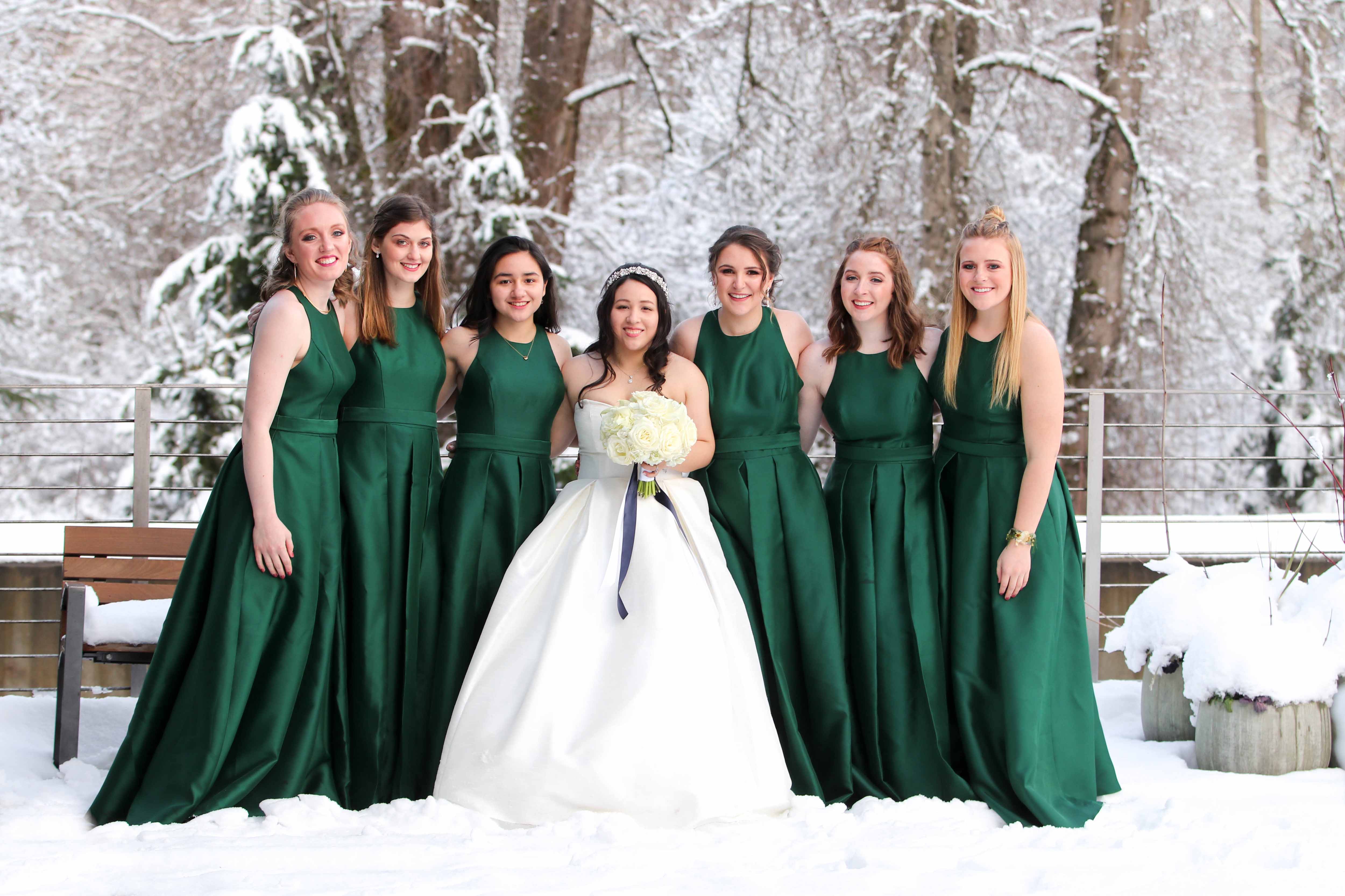 A Snowy Winter Wedding: Kind Words from a Lovely Bride - Flora Nova ...