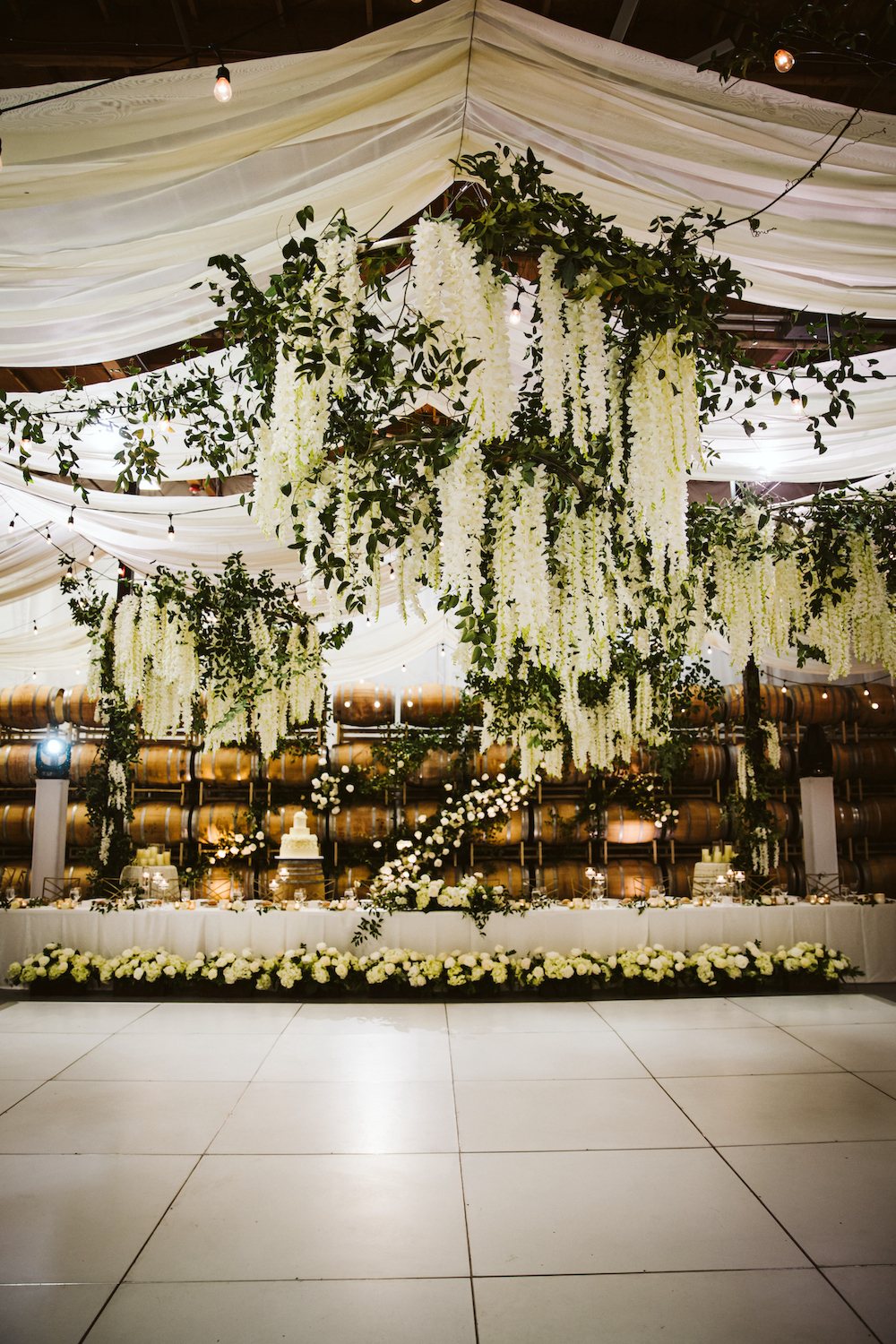 A Floral Ceiling At The Columbia Winery - Flora Nova Design - Premier ...