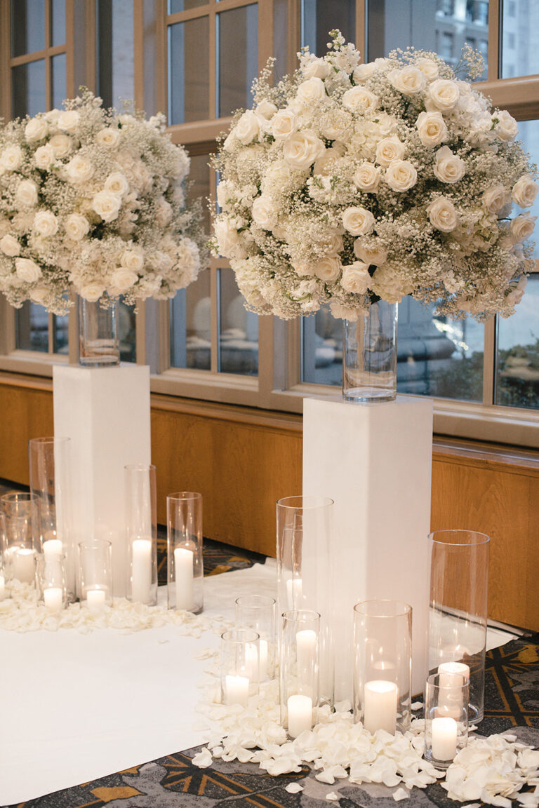 An Enchanting All White Wedding At The Fairmount Olympic Hotel - Flora ...