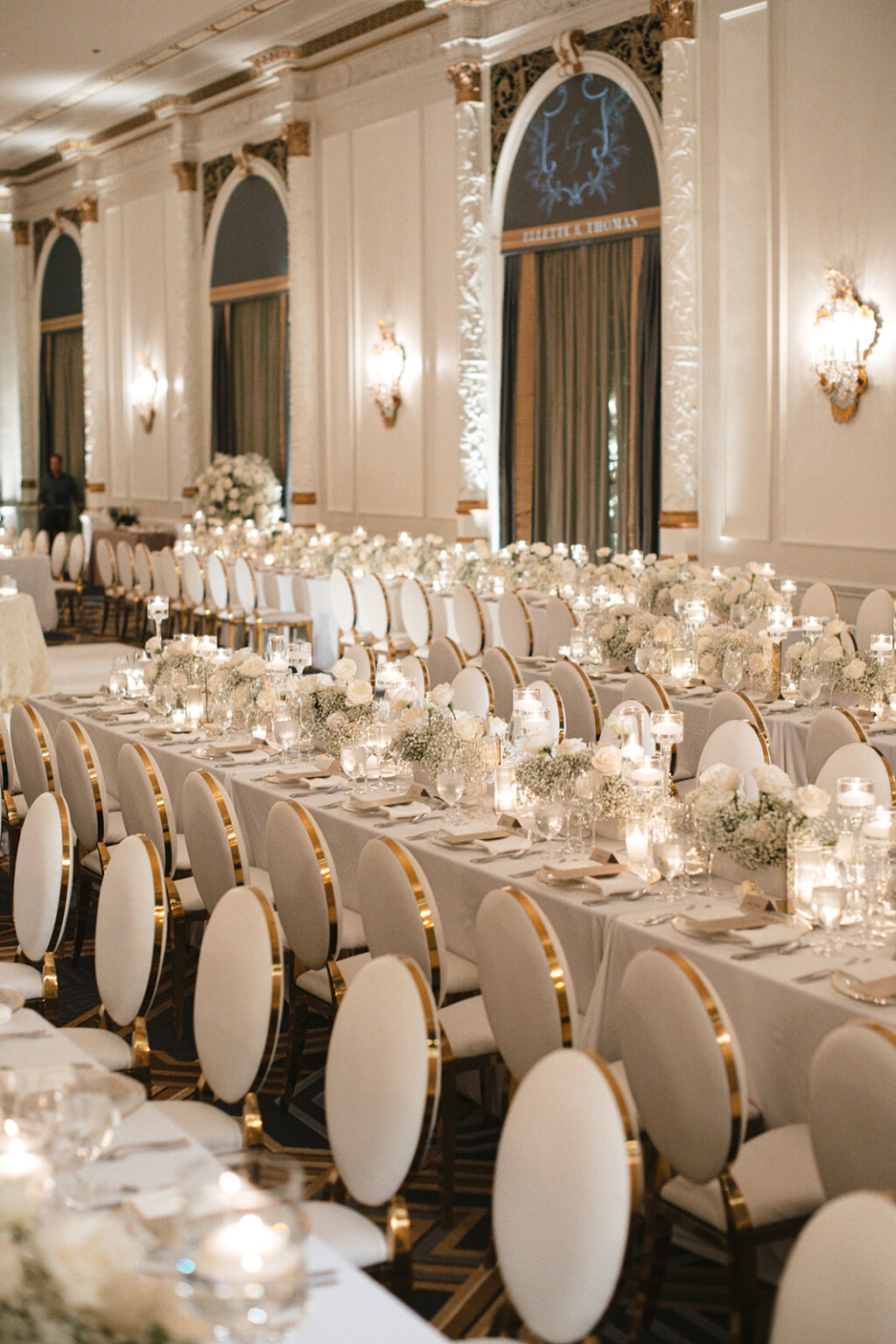 An Enchanting All White Wedding At The Fairmount Olympic Hotel - Flora ...